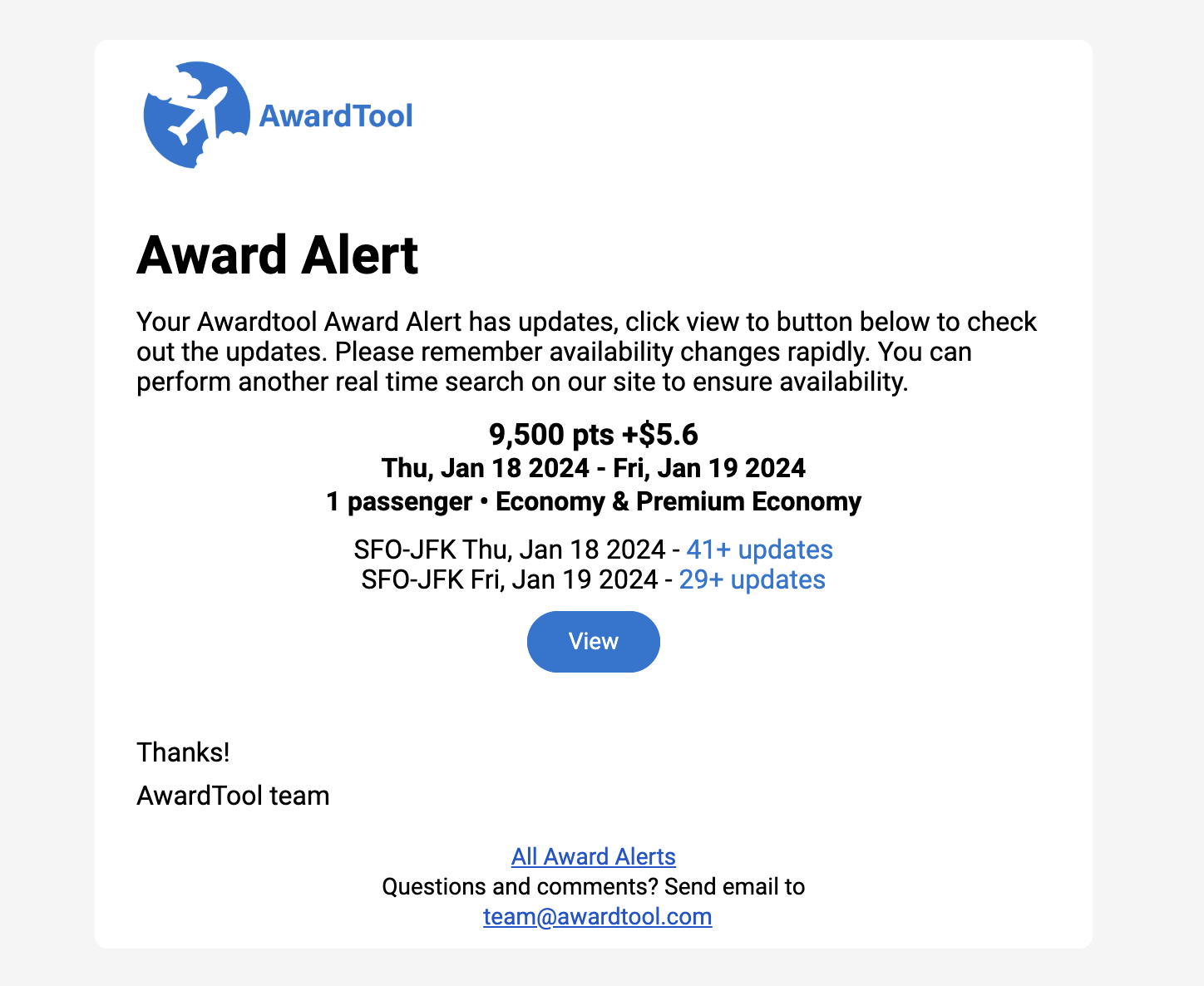 AwardTool | Discover Amazing Award Flight Availability with Ease